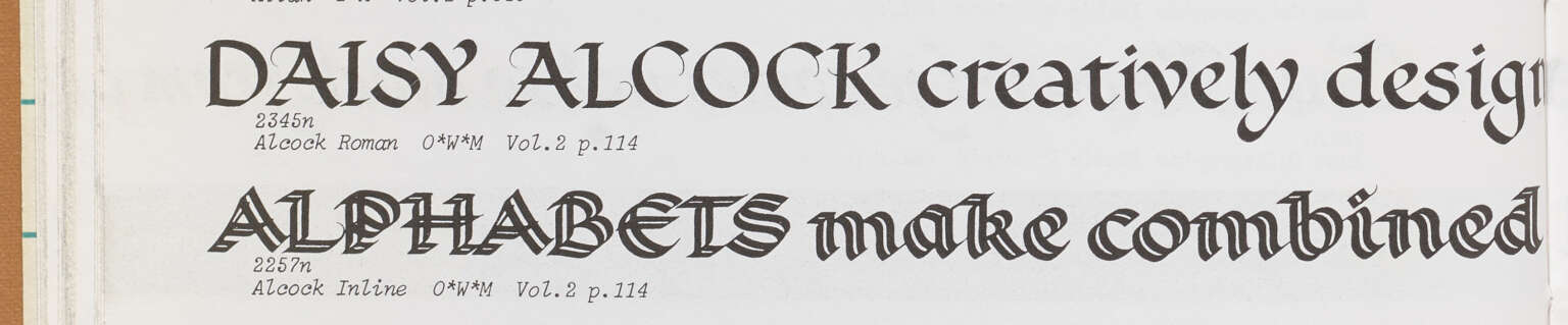 From the Collection: The Women of Photo-Lettering - Letterform Archive