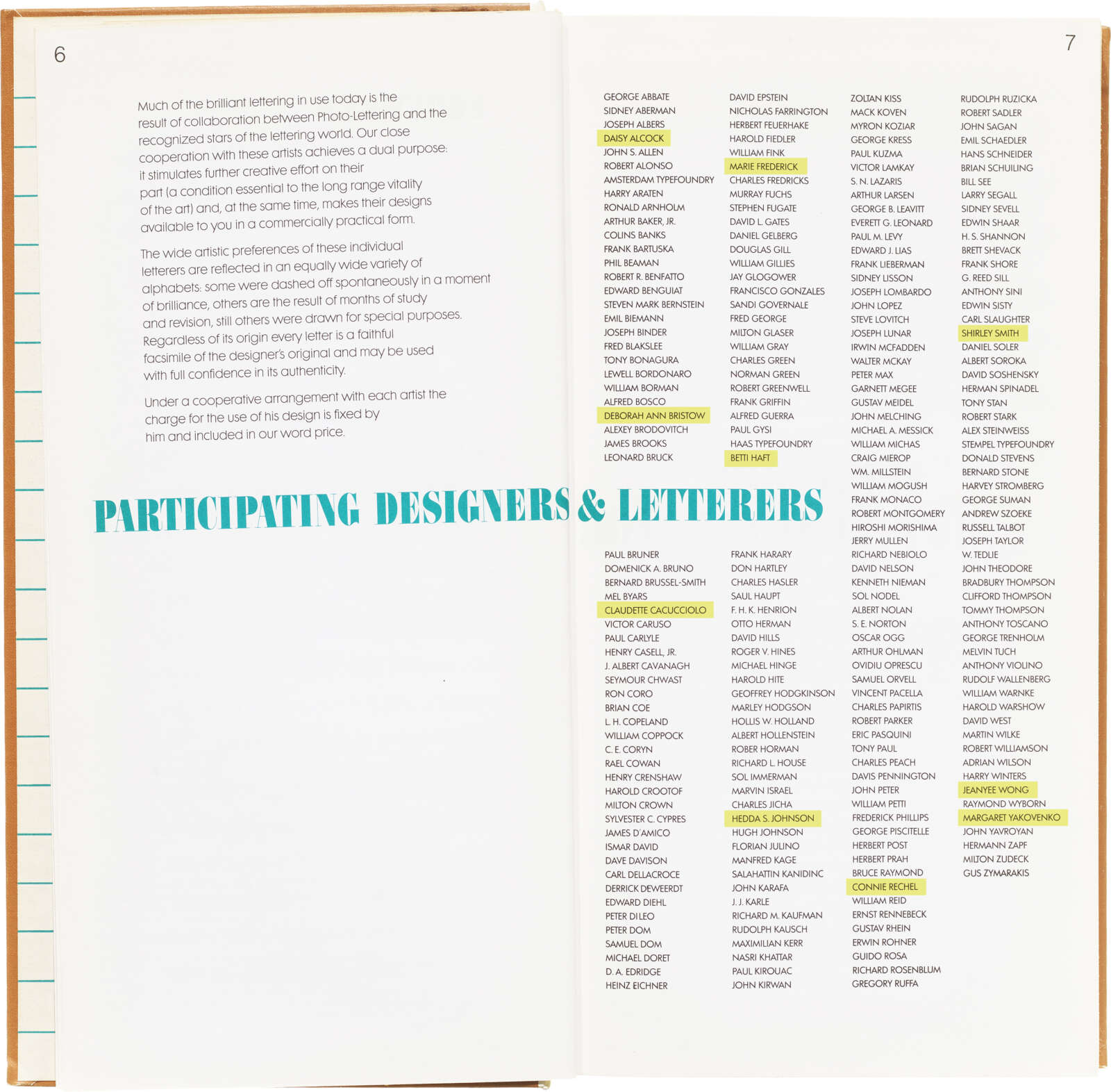 From the Collection: The Women of Photo-Lettering - Letterform Archive