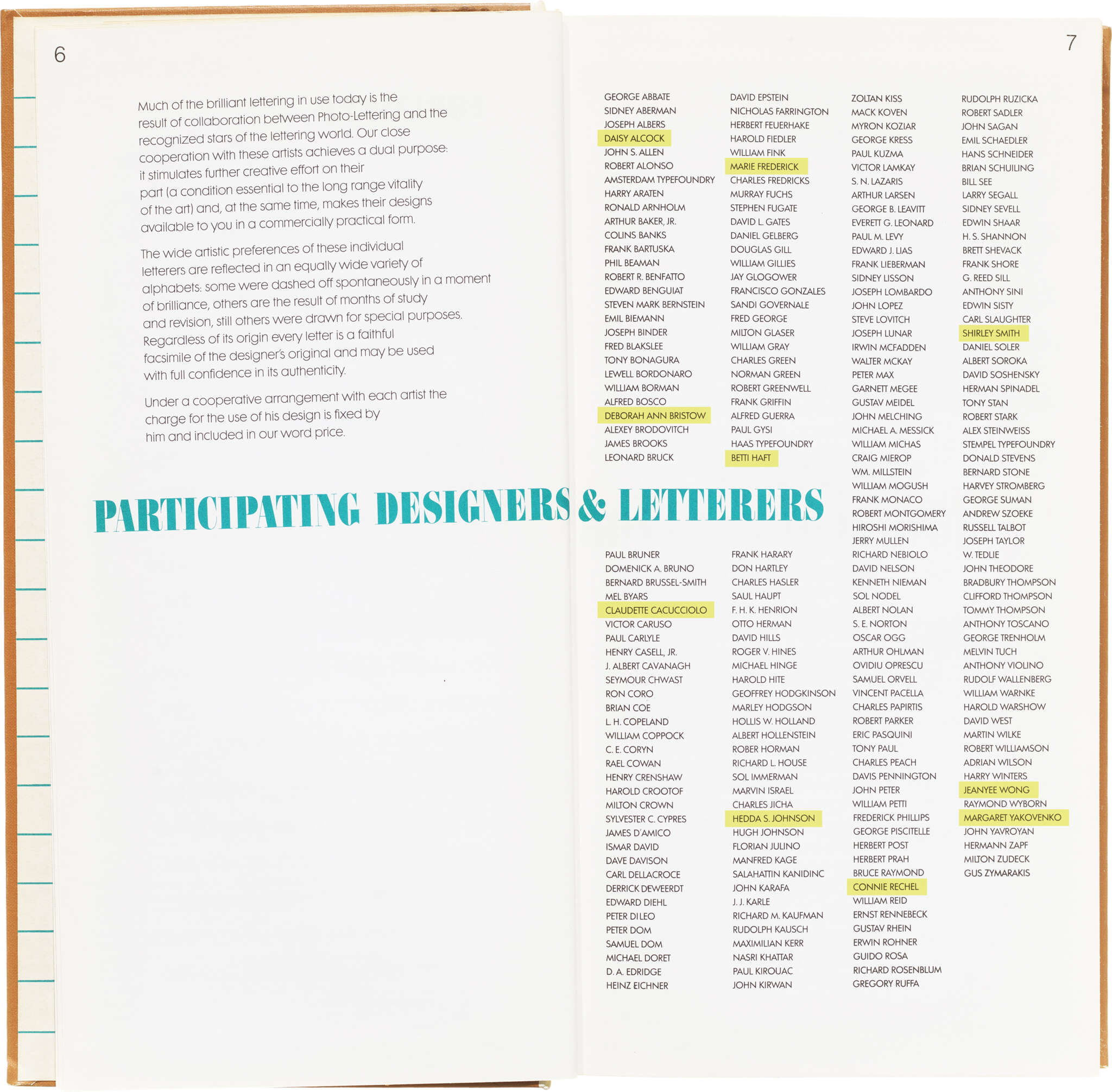 From the Collection: The Women of Photo-Lettering - Letterform Archive