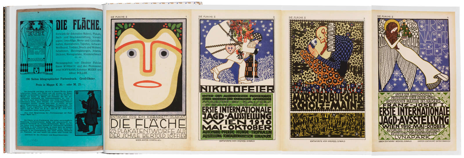 Die Fläche (Facsimile Edition): Design and Lettering of the Vienna ...