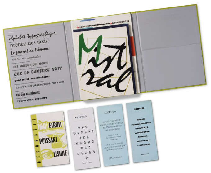 Type by Roger Excoffon: Collected Specimen Booklets - Letterform Archive