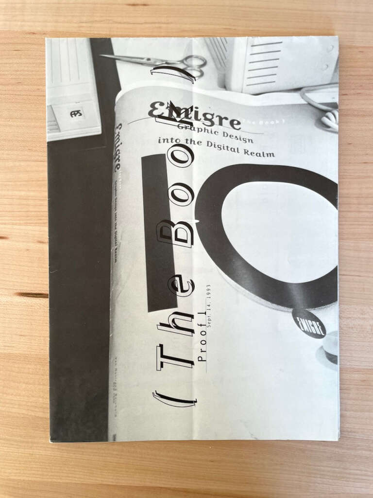 Emigre (The Book) “10” poster - Letterform Archive